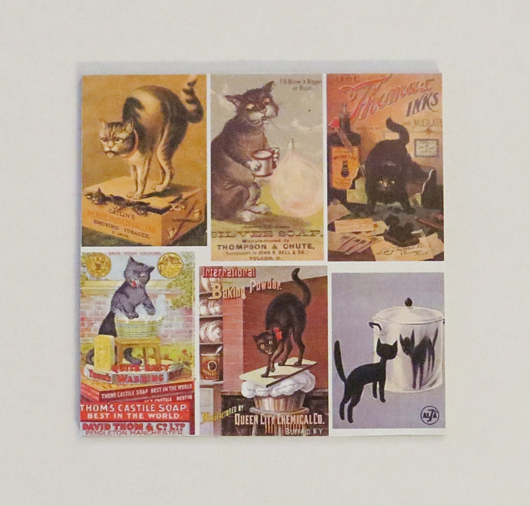 Vintage Cat Ad Sign, Cat Wall Hanging, Farm Kitchen, Vintage Decor ...