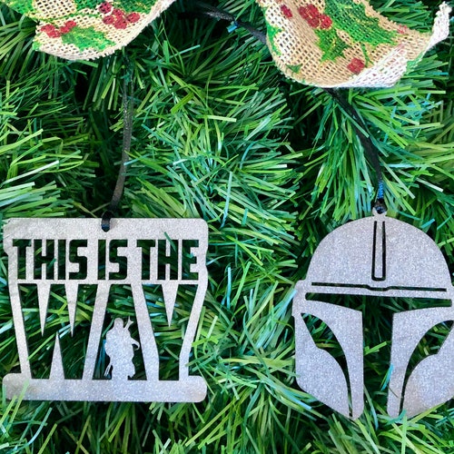 Handmade Set of 'the Mandalorian' Christmas Ornaments - Etsy
