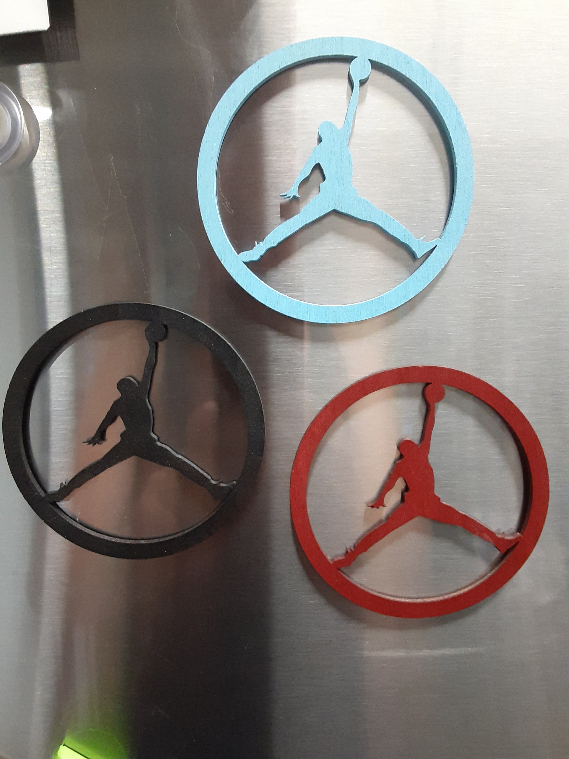 Michael 'jumpman' Jordan air Jordan Luxury Fridge Magnet handmade Set ...