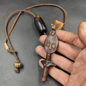 Unique Primitive Pendant, Charm Necklace Gift, Handmade Shaman Amulet ...