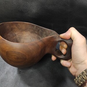 Hand Carved Large Size Wooden Products; Bowl / Kuksa / Spoon / Serving ...