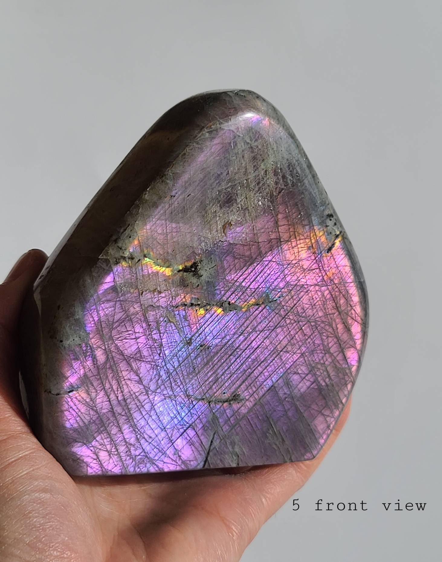 Purple Labradorite Free Form Healing Labradorite Pink | Etsy