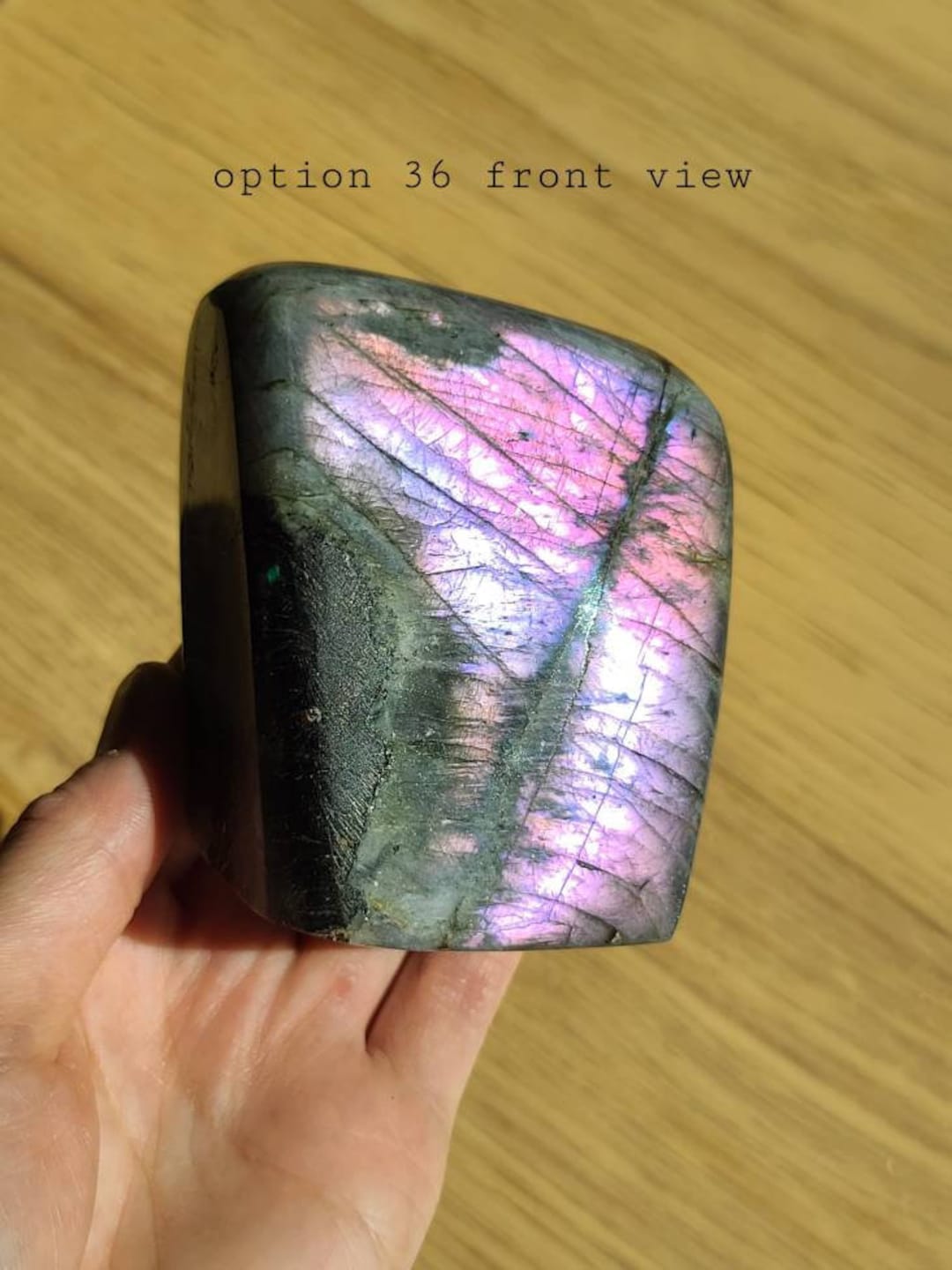 Purple Labradorite Free Form: Pink Spectrolite Healing Crystal - Etsy