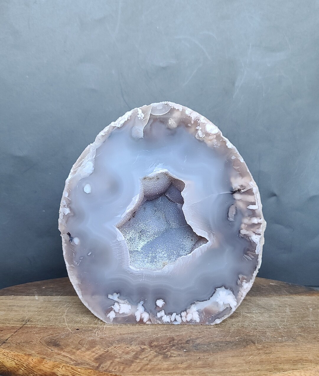 Black Flower Agate Free Form, Cherry Blossom Agate, Self Love Crystal ...