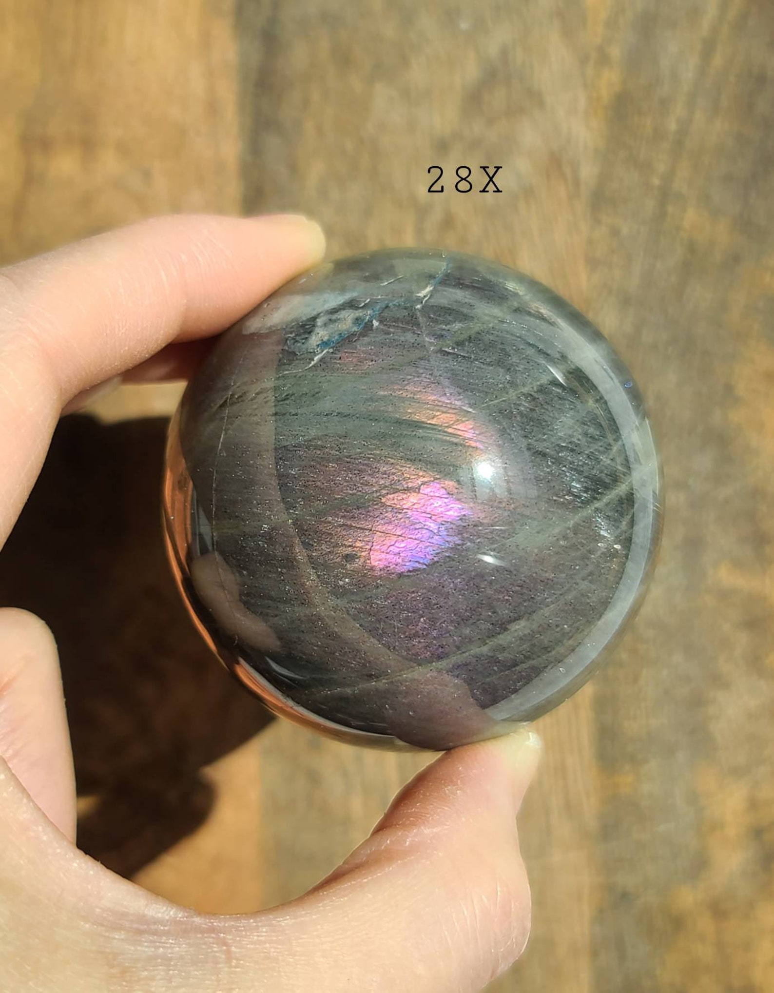 Purple Labradorite Sphere Blue Spectrolite Sphere Transition - Etsy