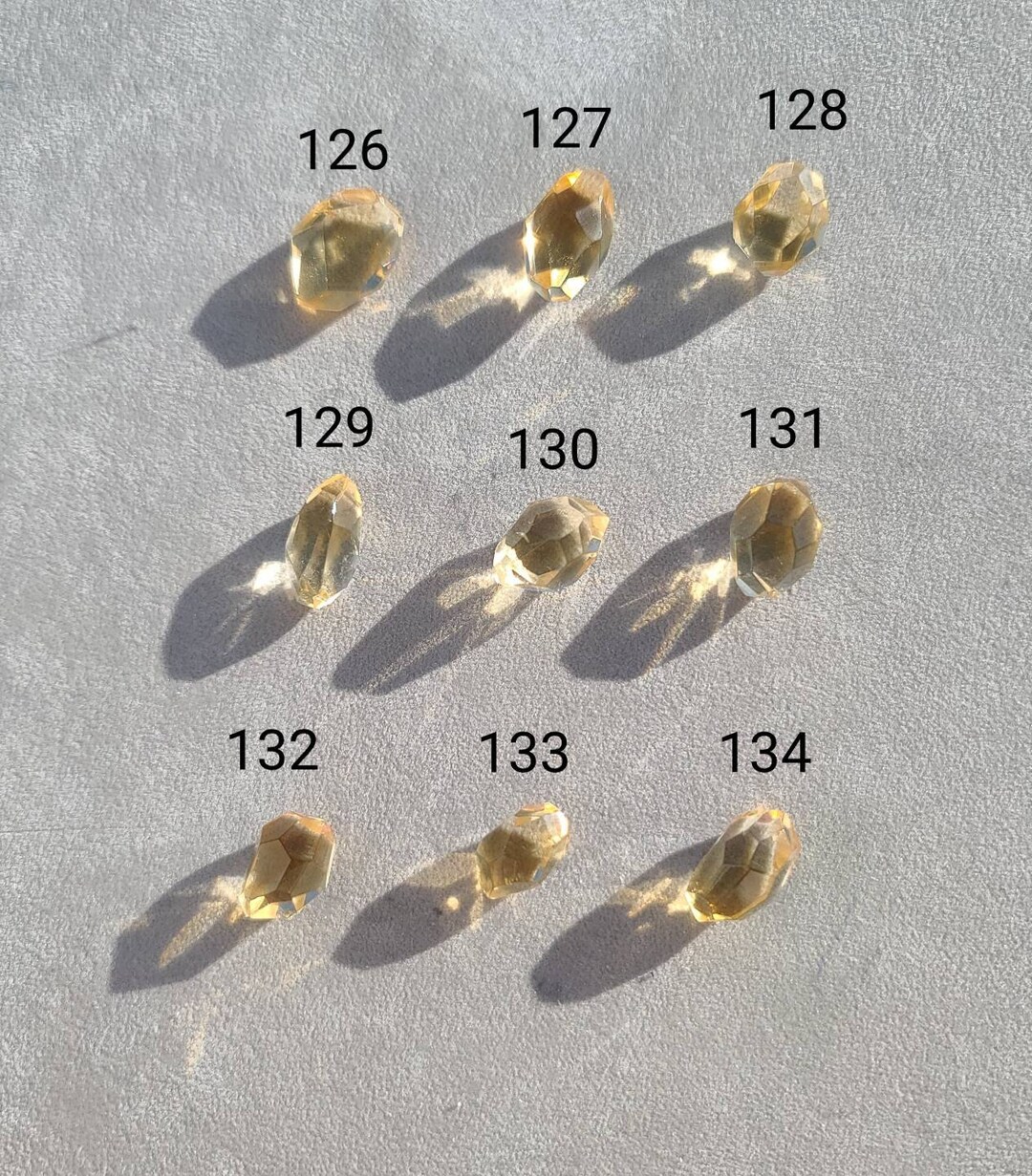 Natural Citrine Pocket Stone, Citrine Free Form, Energizing Crystal ...