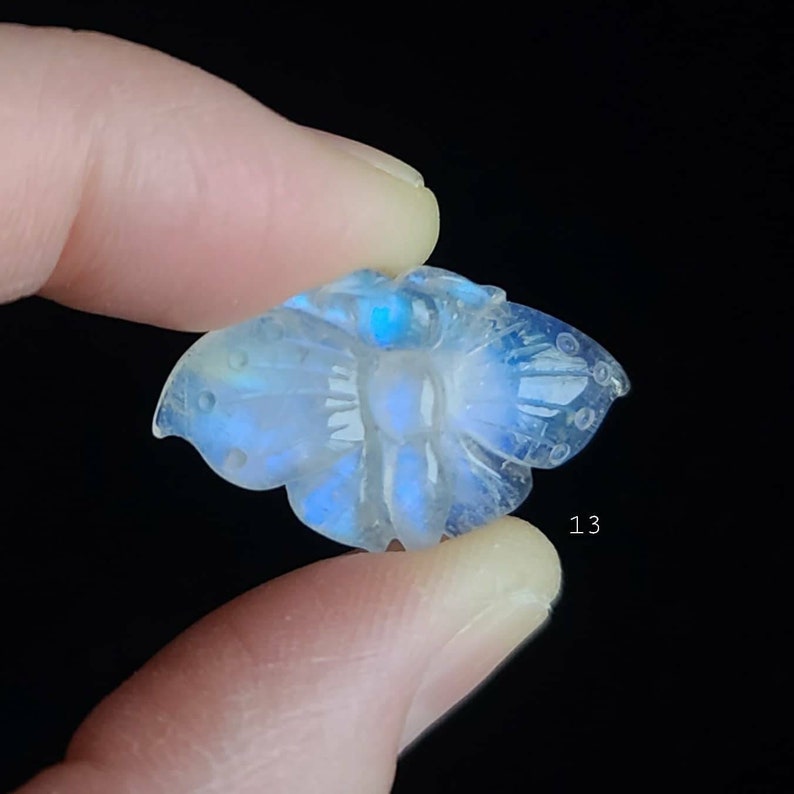 Carved Moonstone Butterfly Moonstone Cat Moonstone Angel - Etsy