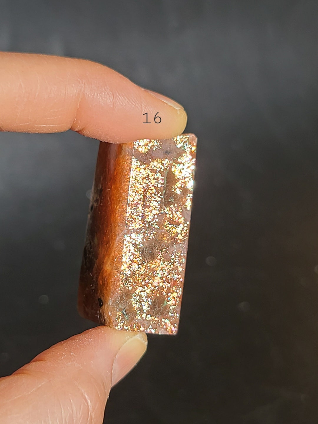 Orange Sunstone Free Form, Sunstone Pocket Stone, Energizing Crystal ...