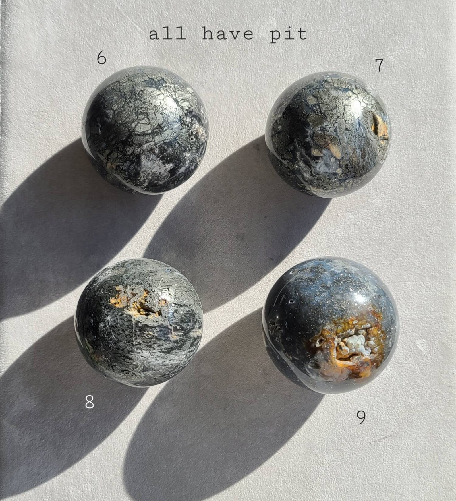 Pyrite in Agate Sphere Healing Pyrite Marcasite Sphere - Etsy