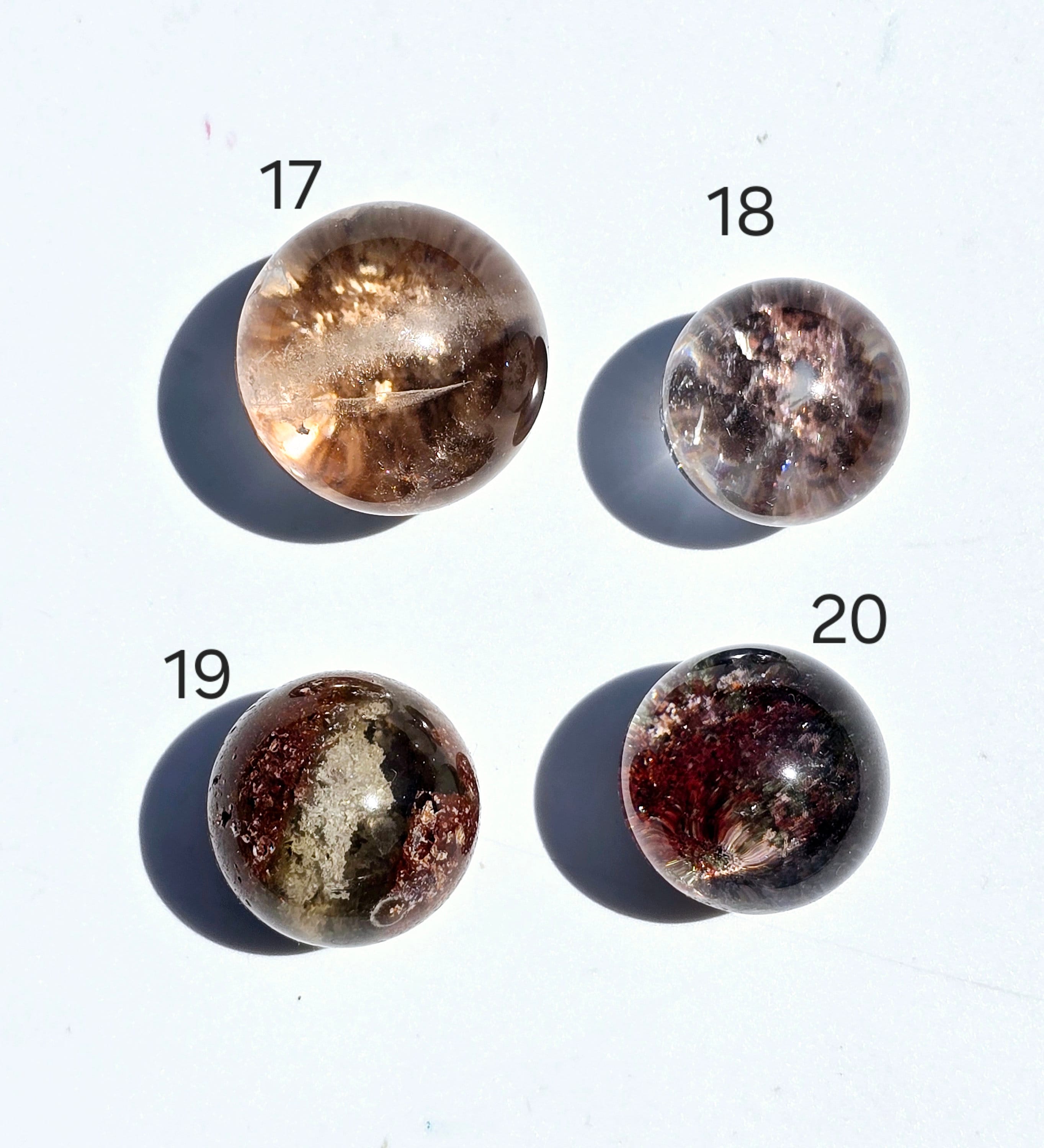 Garden Quartz Sphere: Lodalite Crystal Healing Stone - Etsy