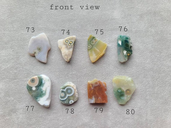 Old Stock Ocean Jasper Pocket Stone Fish Eye Ocean Jasper | Etsy