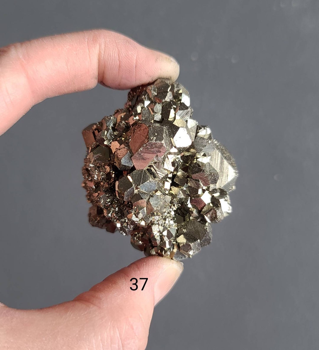 Mini Pyrite Specimen, Pyrite Cluster, Fool's Gold, Protective Crystal ...
