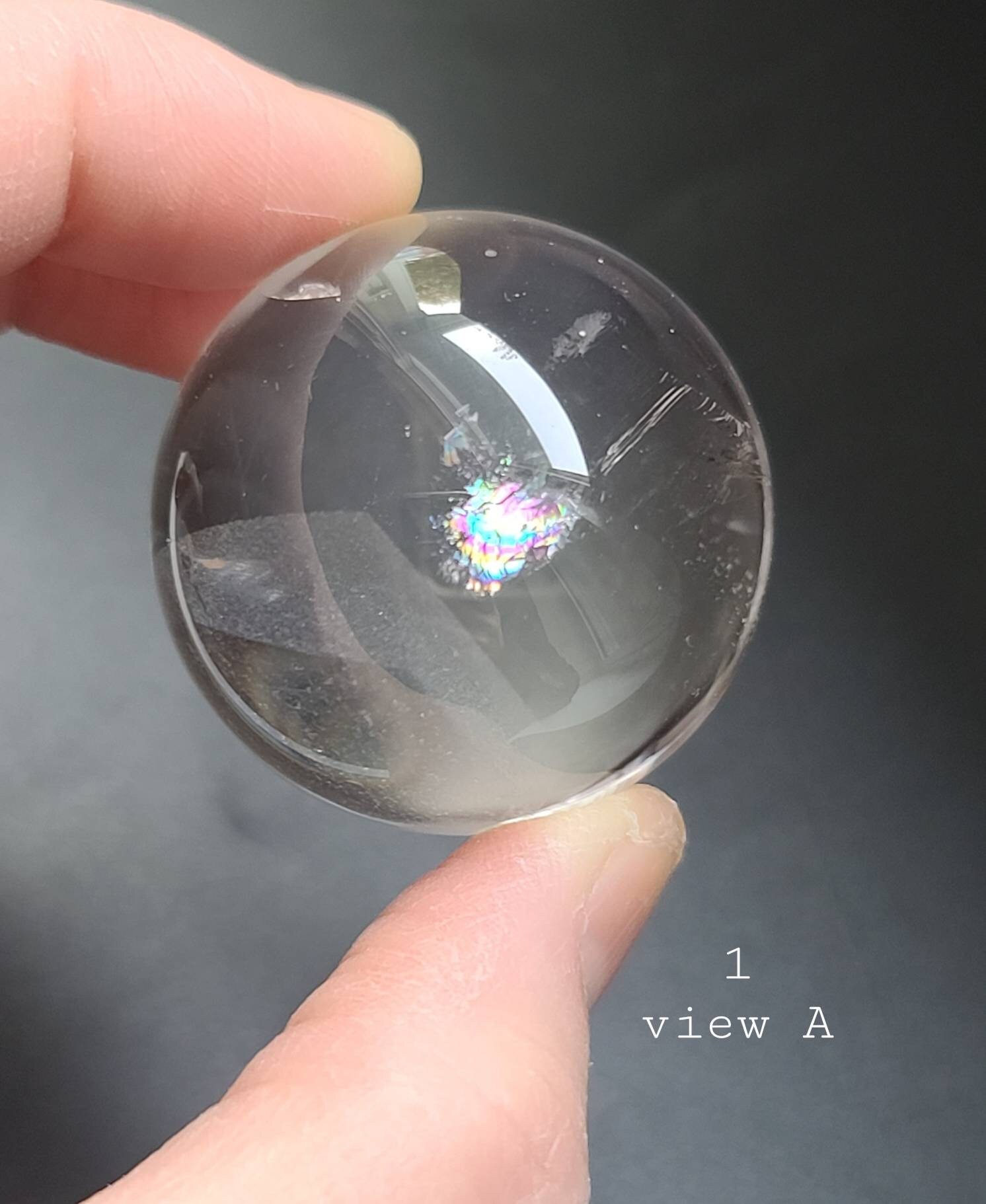 Phantom Quartz Mini Sphere White Phantom Quartz Calming - Etsy
