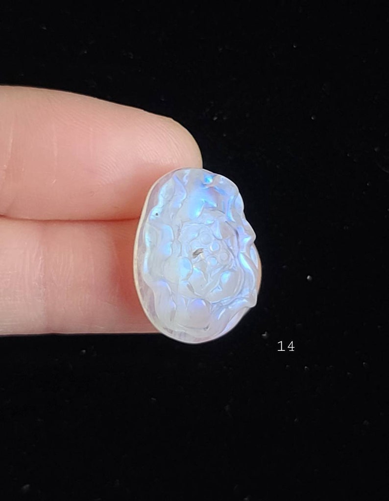 Carved Moonstone Butterfly Moonstone Cat Moonstone Angel | Etsy