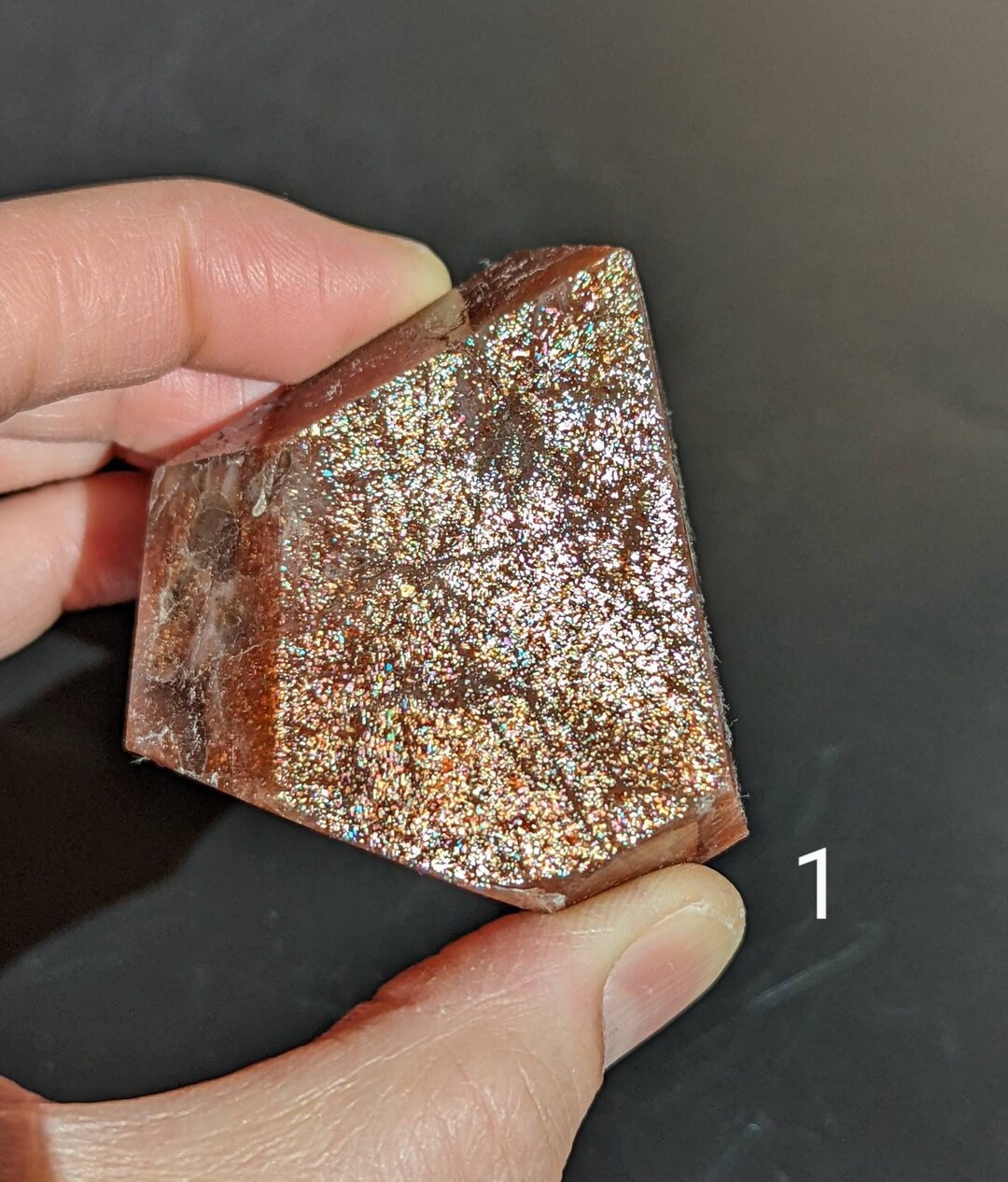 Orange Sunstone Free Forms, Sunstone Pocket Stone, Energizing Crystal ...