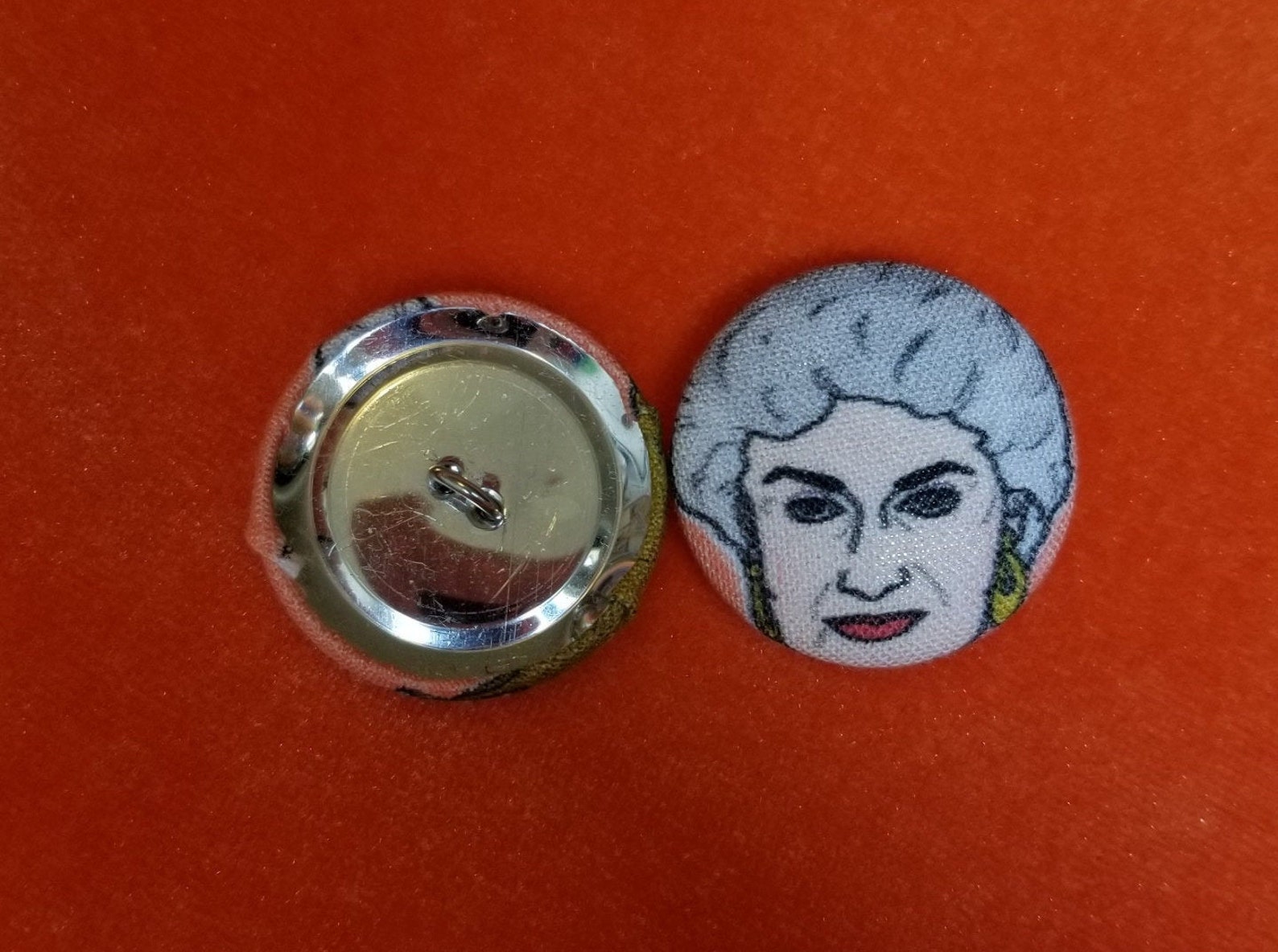 Golden Girls Buttons / Sew or Magnetic - Etsy