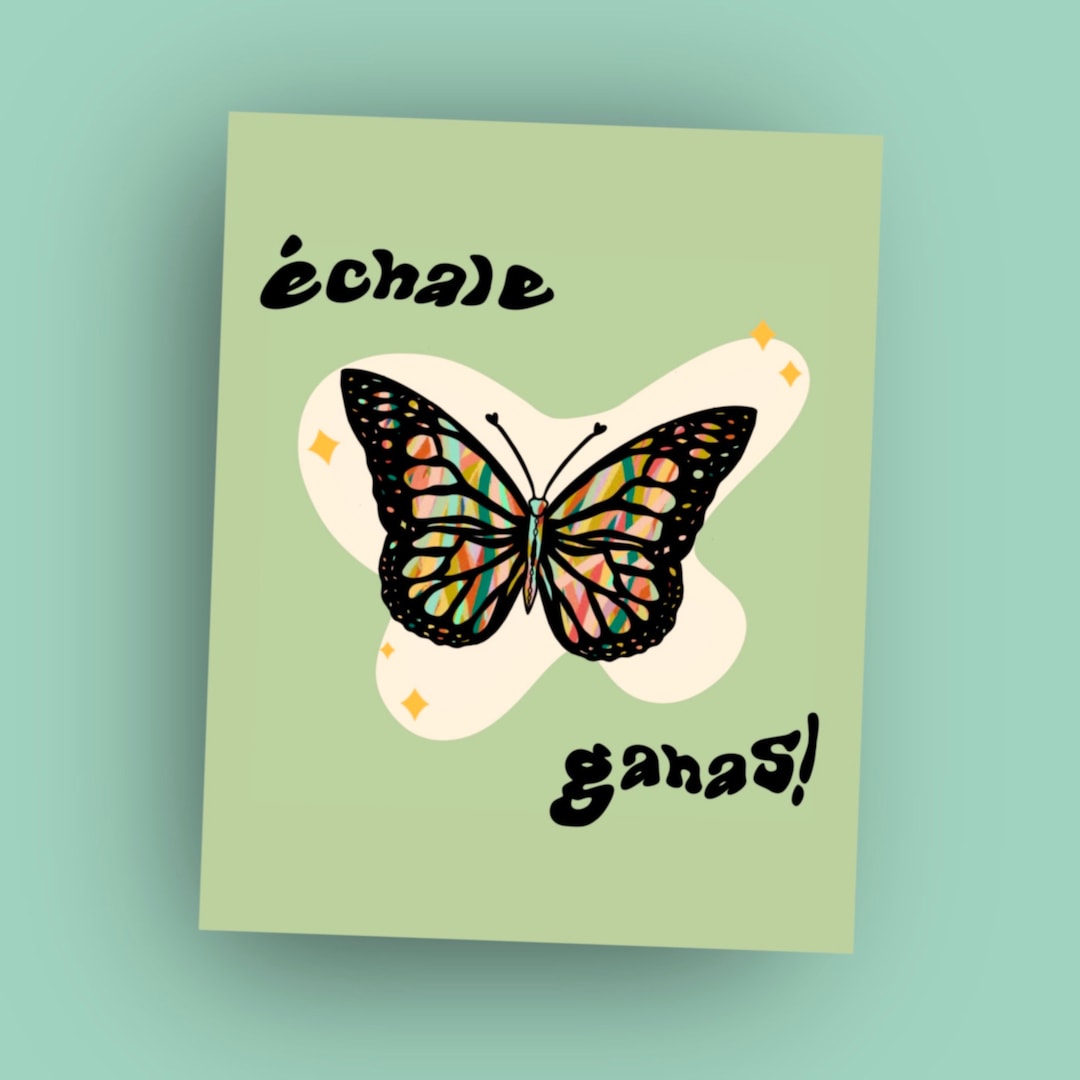 Echale Ganas Illustration - Art Print - Latina Art - Latinx - Women ...