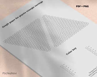 Peyote Triangle Graph Paper - Etsy