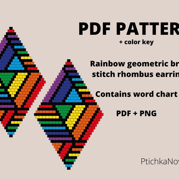 Geometric Beadwork Patterns - Etsy