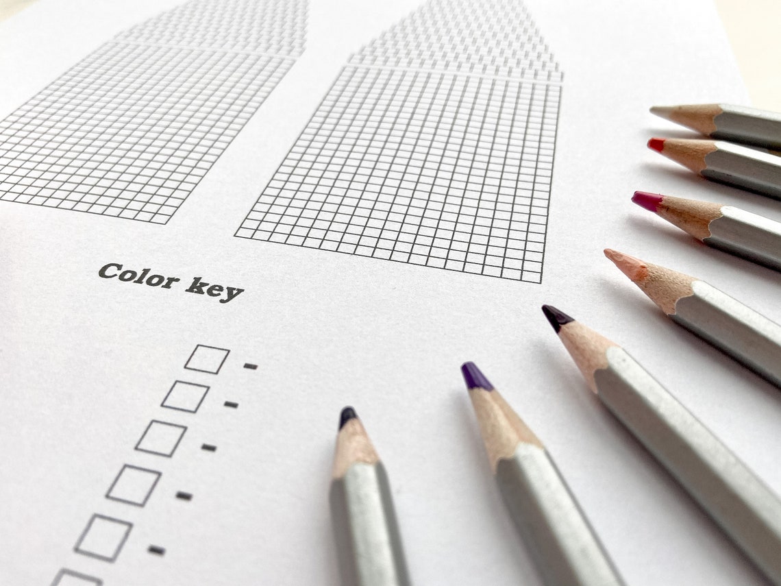 Beading Graph Paper for Brick Stitch Fringe Seed Bead Earring | Etsy