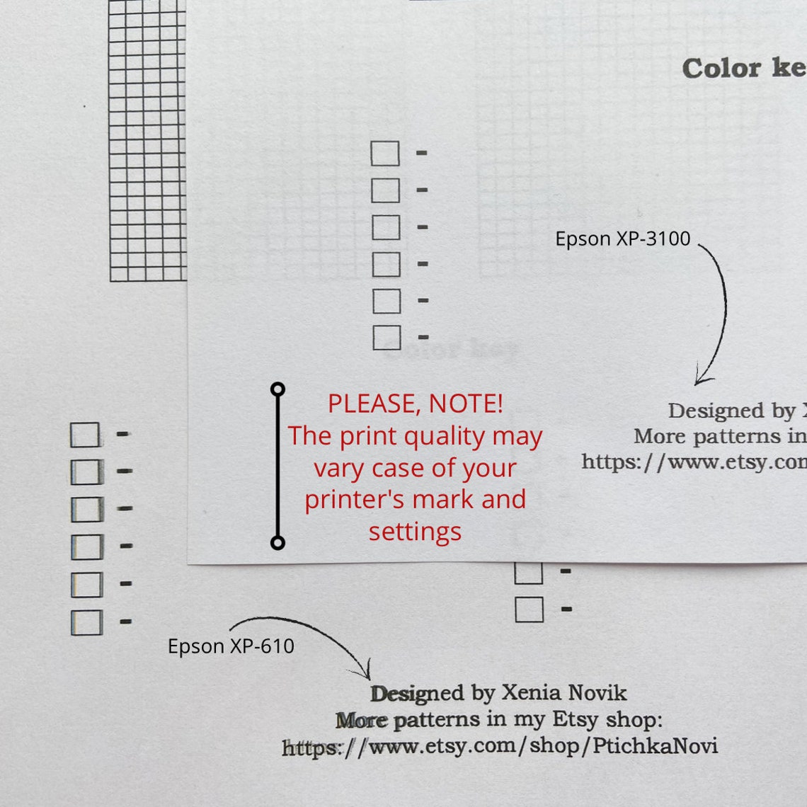 Beading Graph Paper for Brick Stitch Fringe Seed Bead Earring | Etsy
