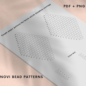 Beaded Rhombus Graph Paper - Etsy