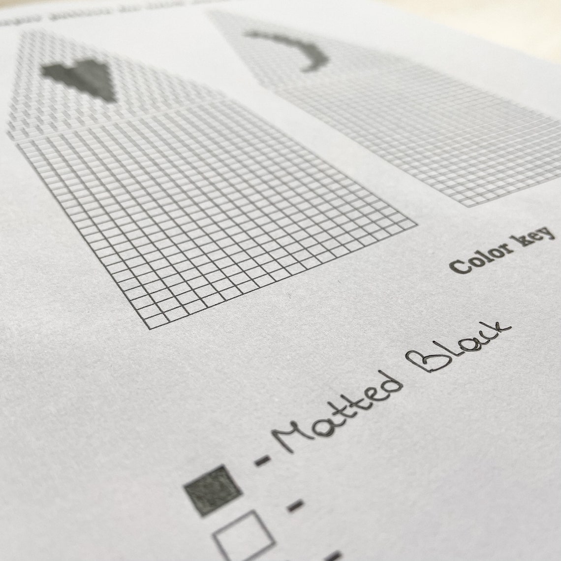 Beading Graph Paper for Brick Stitch Fringe Seed Bead Earring | Etsy