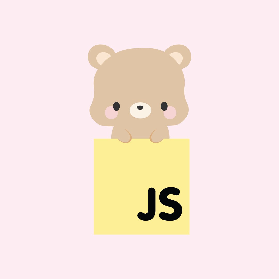 Javascript JS Logo Brown Bear Toffee Vinyl Weatherproof - Etsy