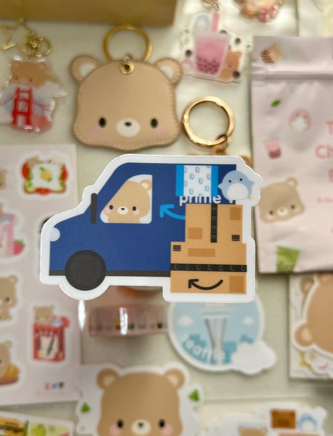 Amazon Truck Fanart With Toffee and Bloo Clear Vinyl Sticker - Etsy