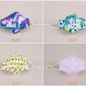 Anti Fog Kids Cotton Face Masks 3d,reusable,washable,nose Wire ...