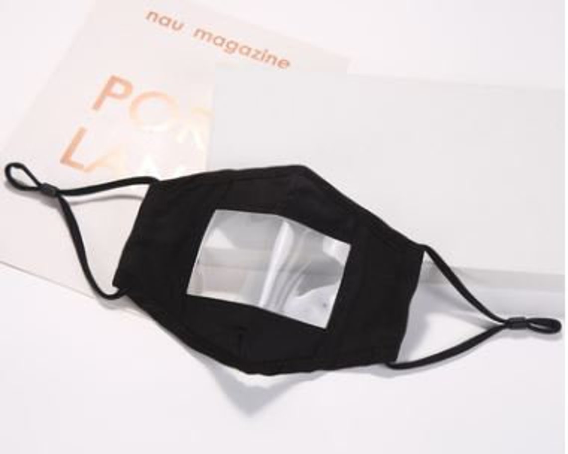 Clear Face Mask for ASL, Teacher, Lip Reading, Hard of Hearing Deaf ...