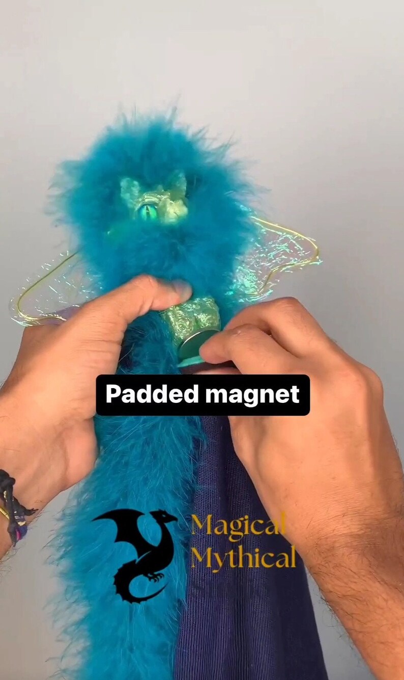 Mermaid Dragon Shoulder Puppet With Wings Life Like Action - Etsy