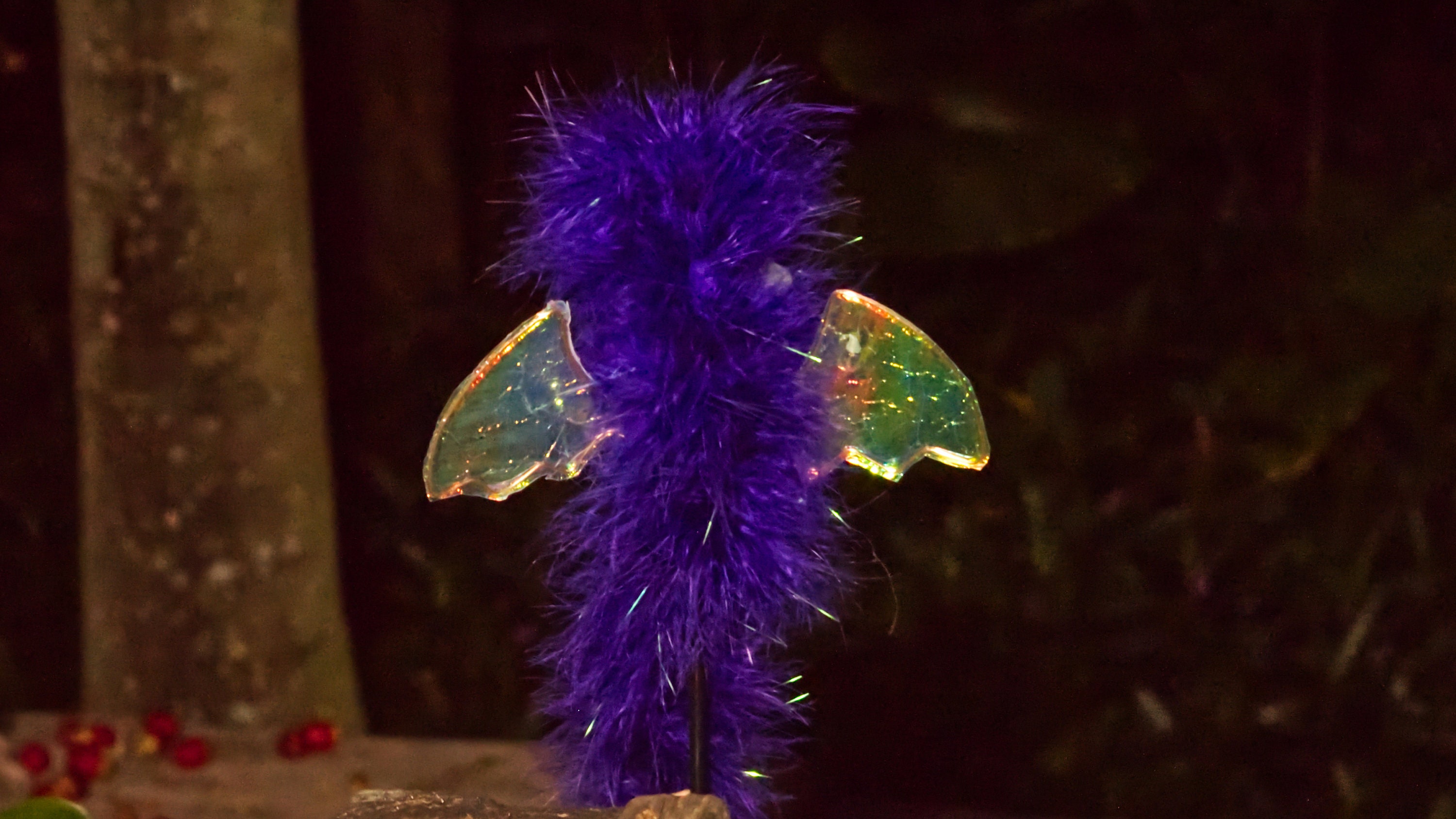 Purple Baby Dragon Shoulder Puppet Renaissance Festival Action Figure ...