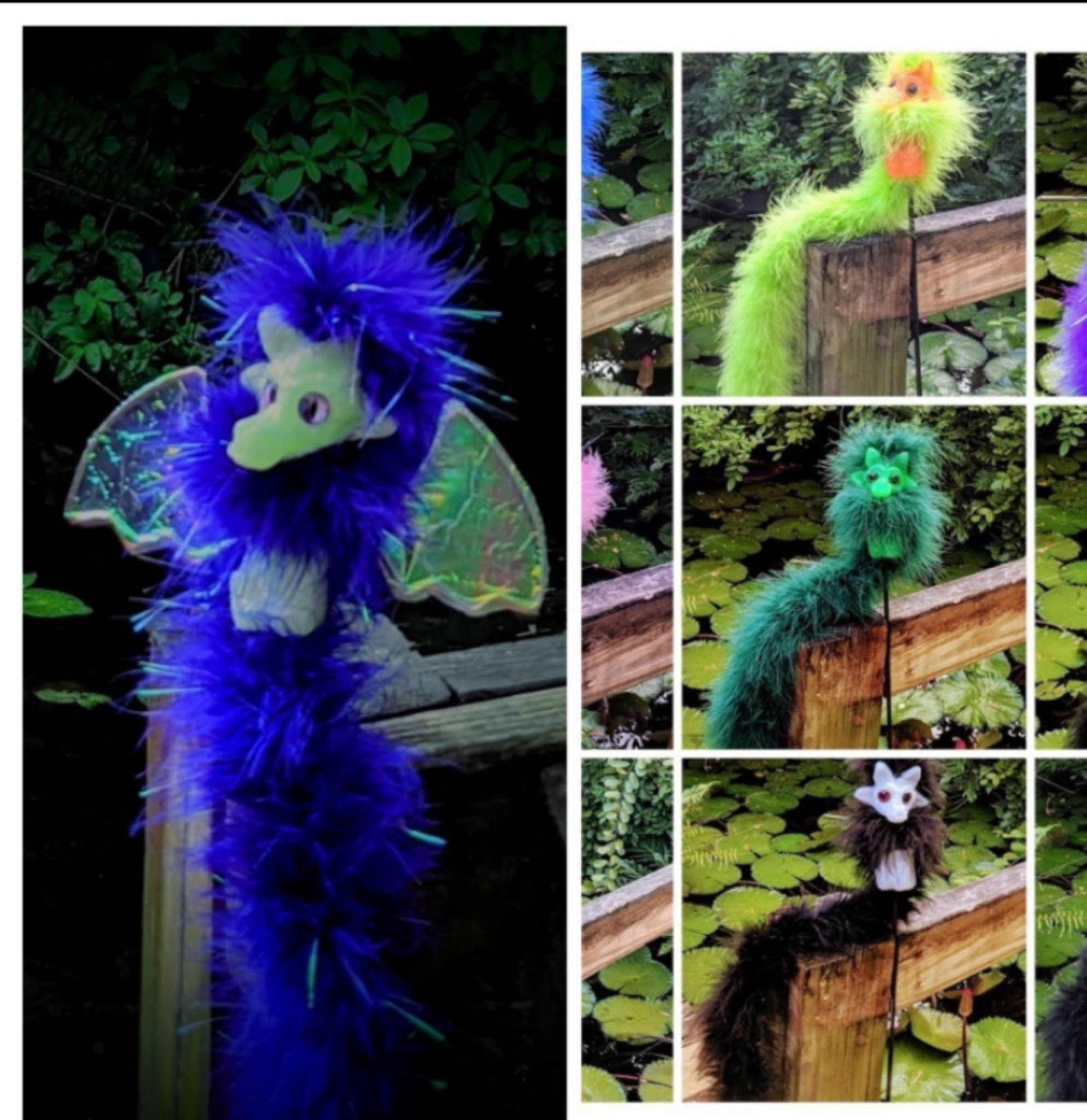 Purple Winged Baby Dragon Shoulder Puppet Action Figure With Motion ...