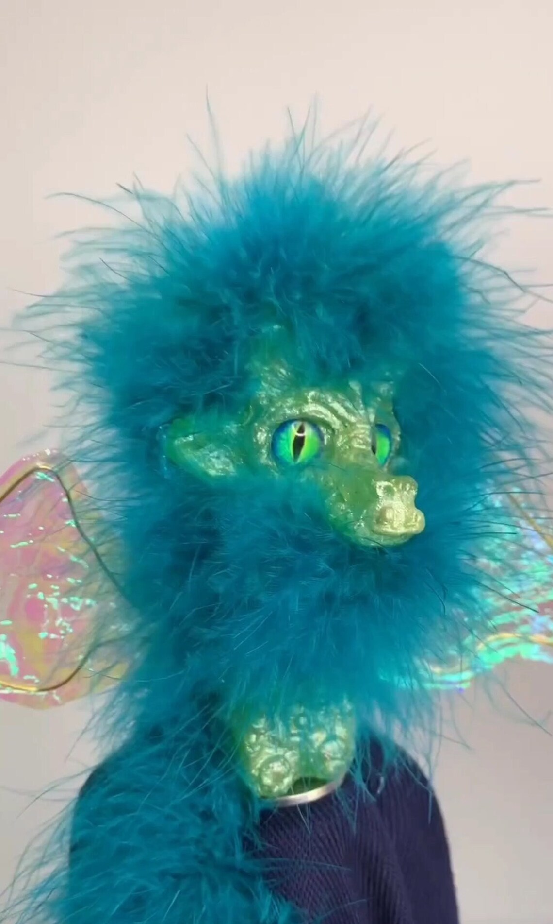 Mermaid Dragon Shoulder Puppet With Wings Life Like Action - Etsy