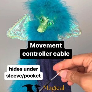 Mermaid Dragon Shoulder Puppet With Wings Life Like Action Figure Cable ...