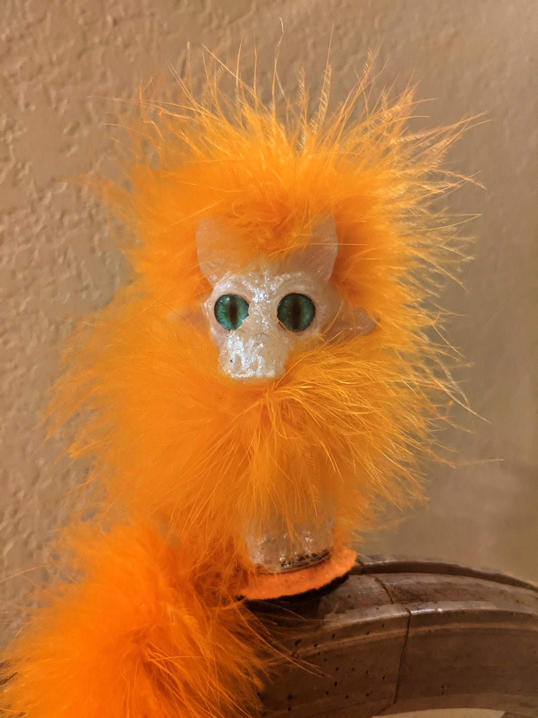 Fox Baby Dragon Orange White Shoulder Puppet Life Like Action Figure ...