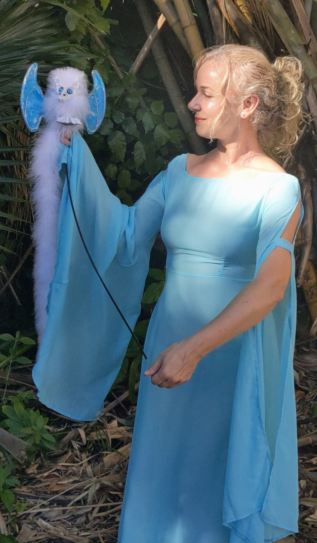 Winged Dragon Shoulder Cable Puppet Renfaire - Cosplay Action Figure W ...