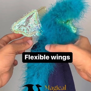 Mermaid Dragon Shoulder Puppet With Wings Life Like Action Figure Cable ...