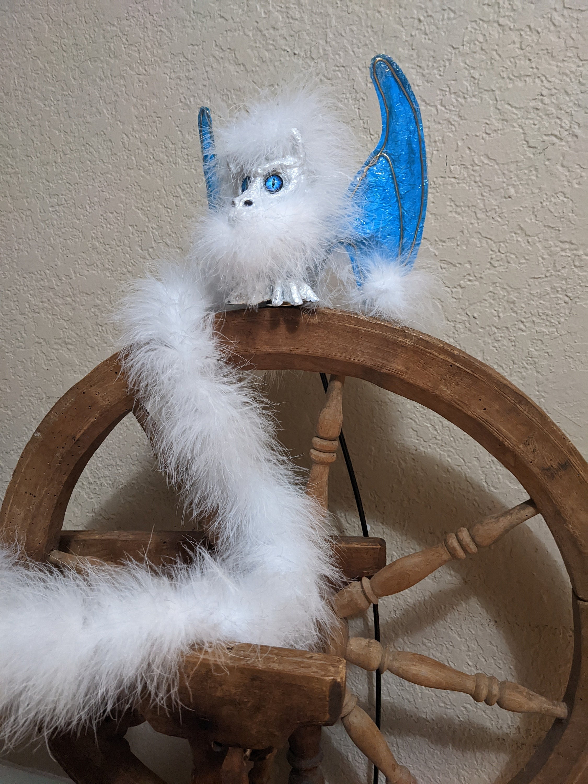 Winged Dragon Shoulder Cable Puppet Renfaire Cosplay Action Figure W ...