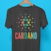Cardano Colors Shirt Cardano Gift ADA Tshirt - Etsy