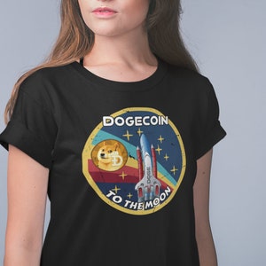 Dogecoin to the Moon Shirt | Dogecoin Crypto T Shirt | DOGE ...