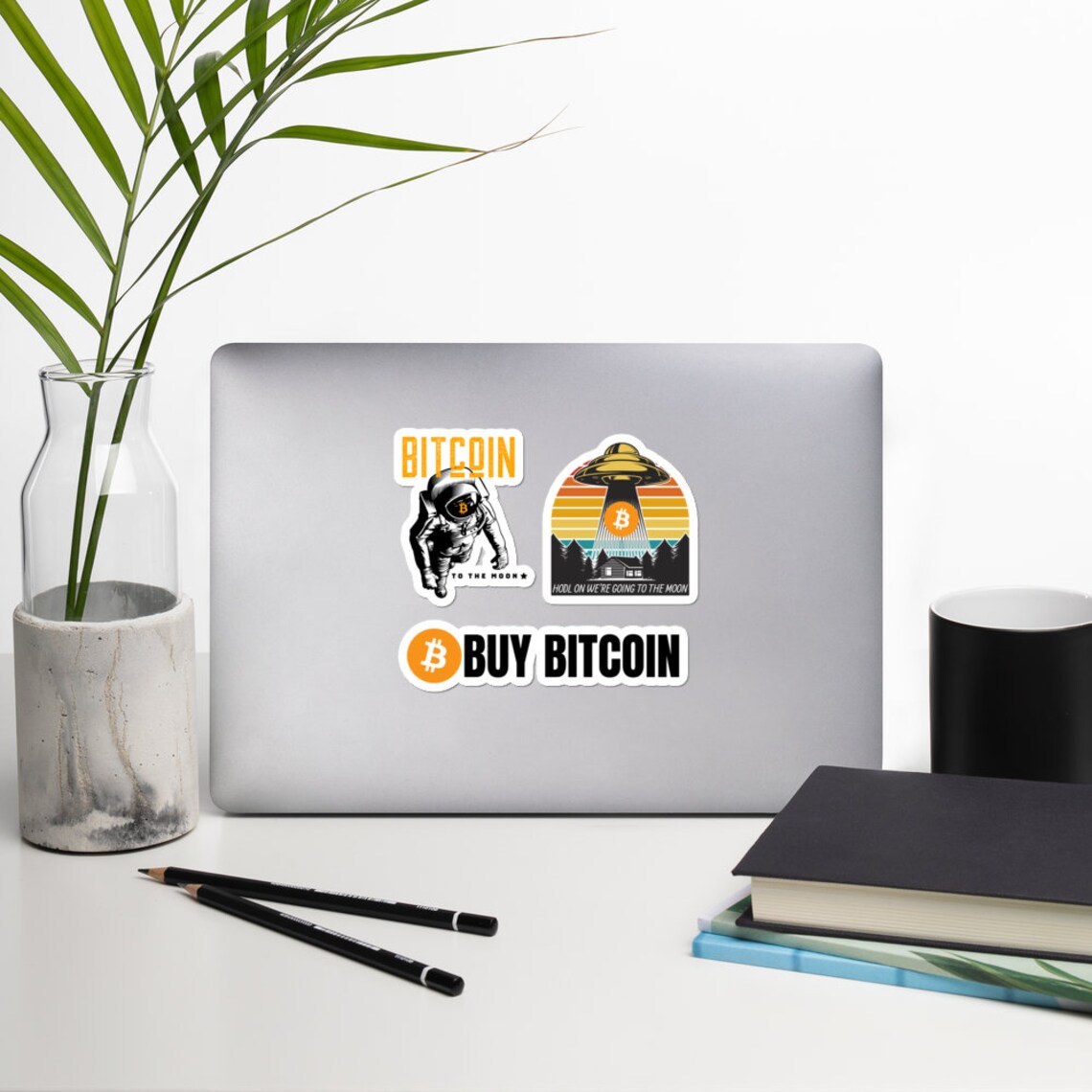 Bitcoin Sticker 3 Pack Bitcoin Stickers Cryptocurrency | Etsy