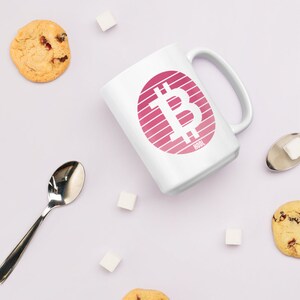 Love Bitcoin Coffee Mug | Crypto Tea Cup | BTC Cryptocurrency ...