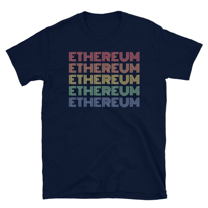 Ethereum Colors Shirt | Ethereum ETH Crypto T Shirt | Ethereum ...
