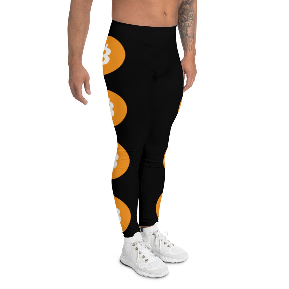 Bitcoin Men's Leggings Crypto Work Out Pants | Etsy