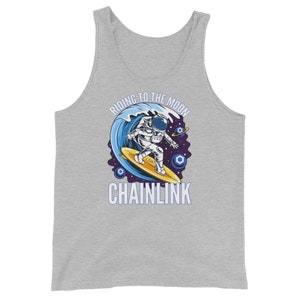 Riding to the Moon Chainlink Tank Top Chainlink Gift LINK Tshirt ...