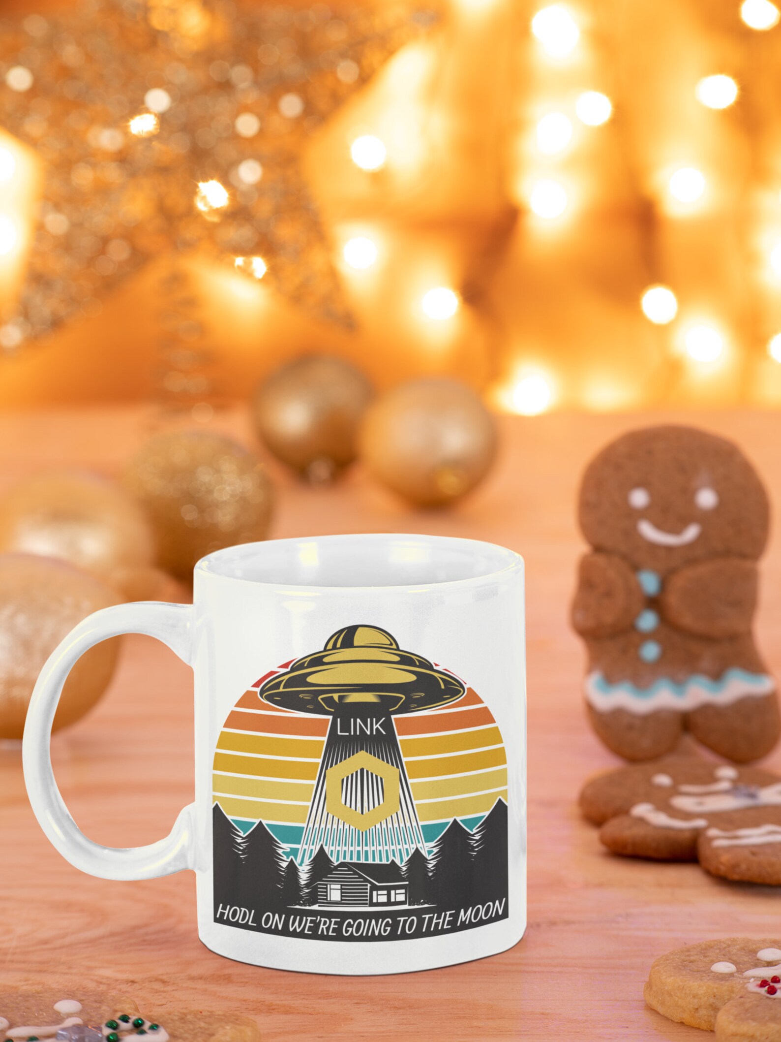 Chainlink LINK Mug HODL on We're Going to the Moon Chainlink ...