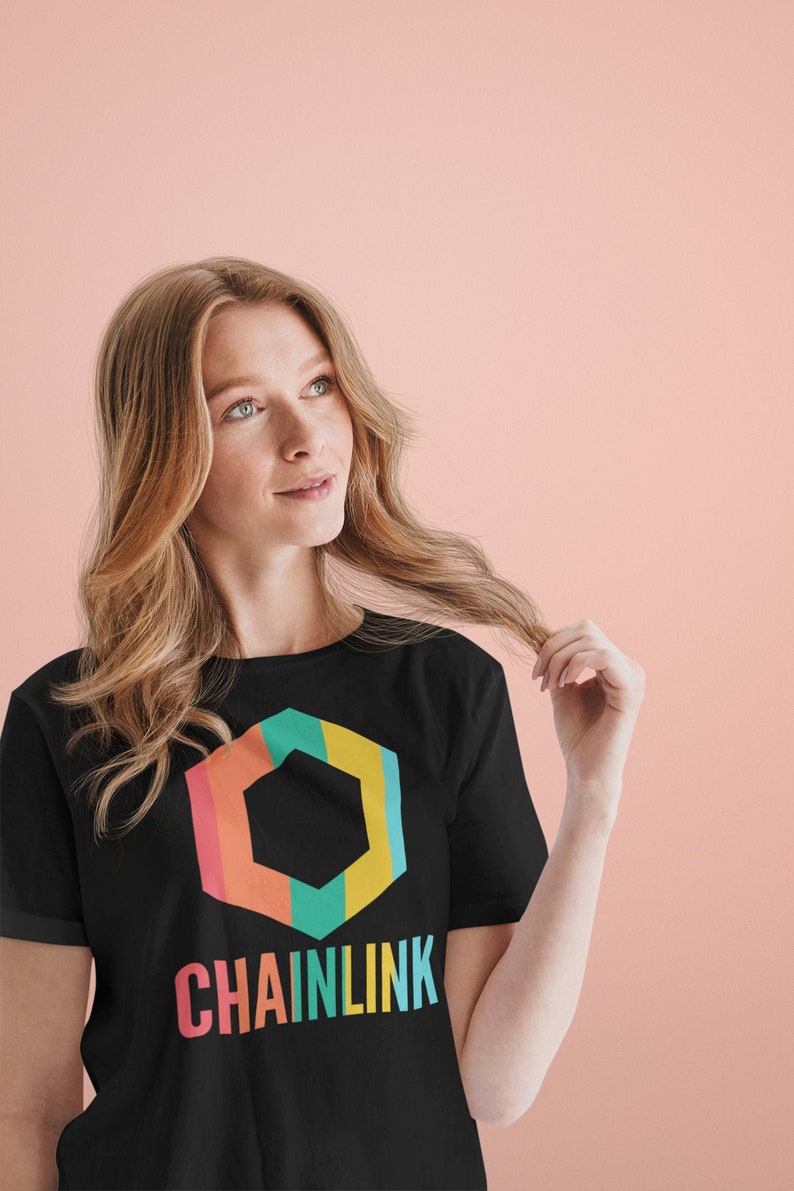 Chainlink Colors Sunset Shirt Chainklink Crypto Tshirt | Etsy