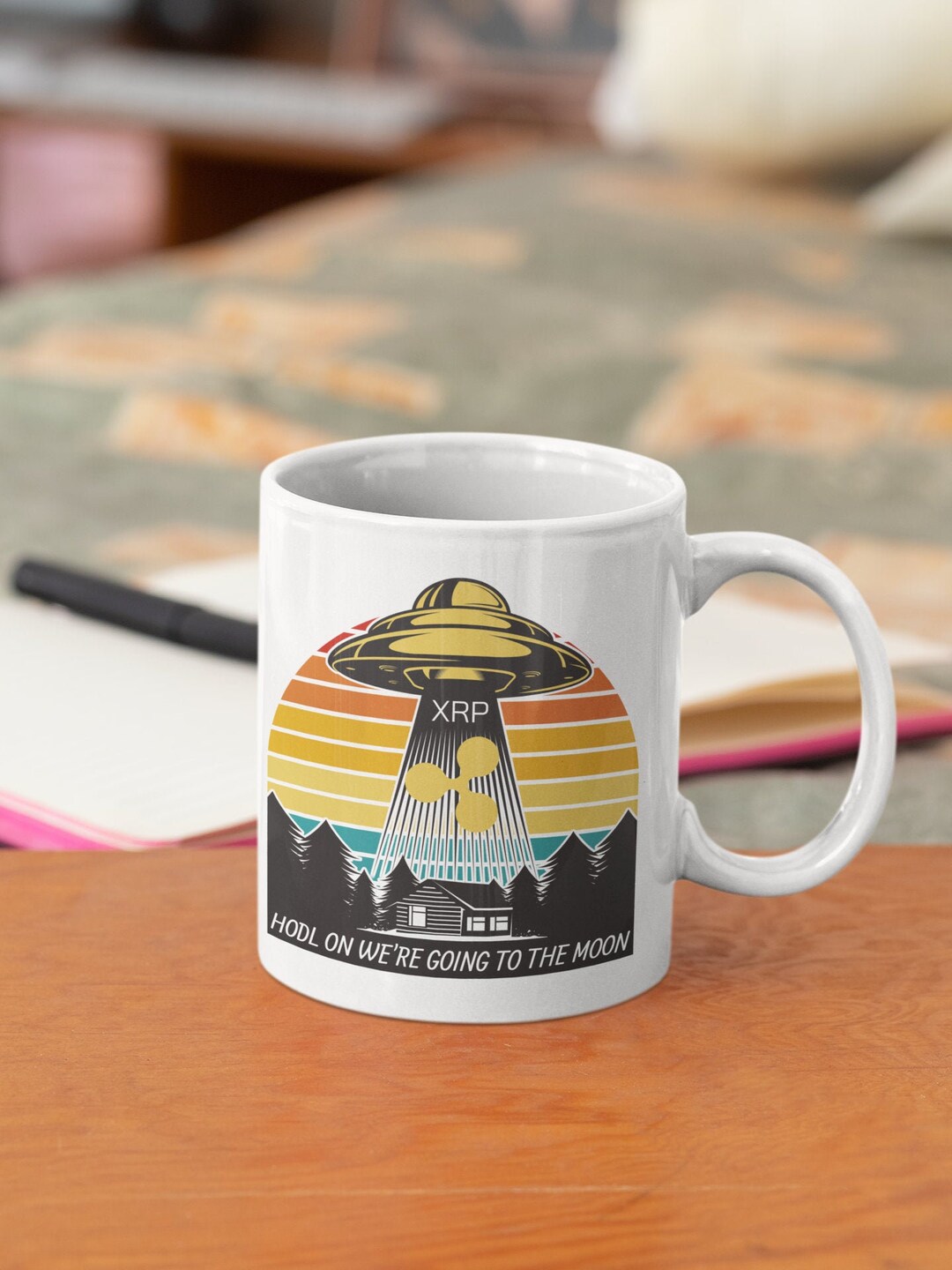 Ripple XRP Mug | HODL on We're Going to the Moon | Ripple ...